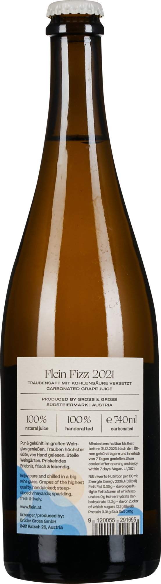Gross & Gross Flein Fizz 0,74 Liter 2021 - WEIN & CO