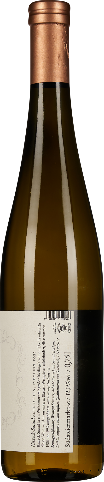 Schauer Riesling Alte Reben Südsteiermark 2021 - WEIN & CO