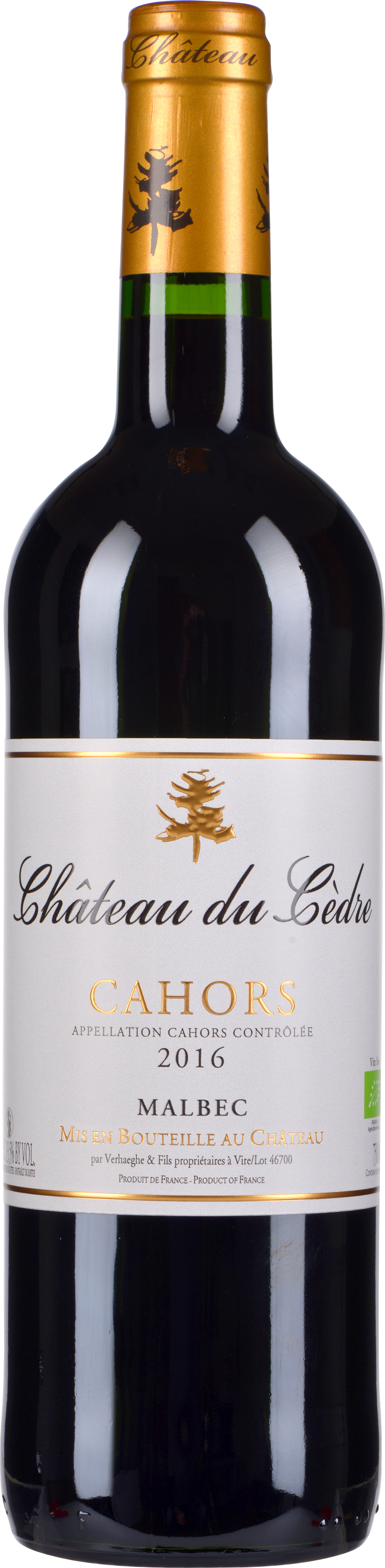 Château du Cèdre Cahors Rouge 2016 - WEIN & CO