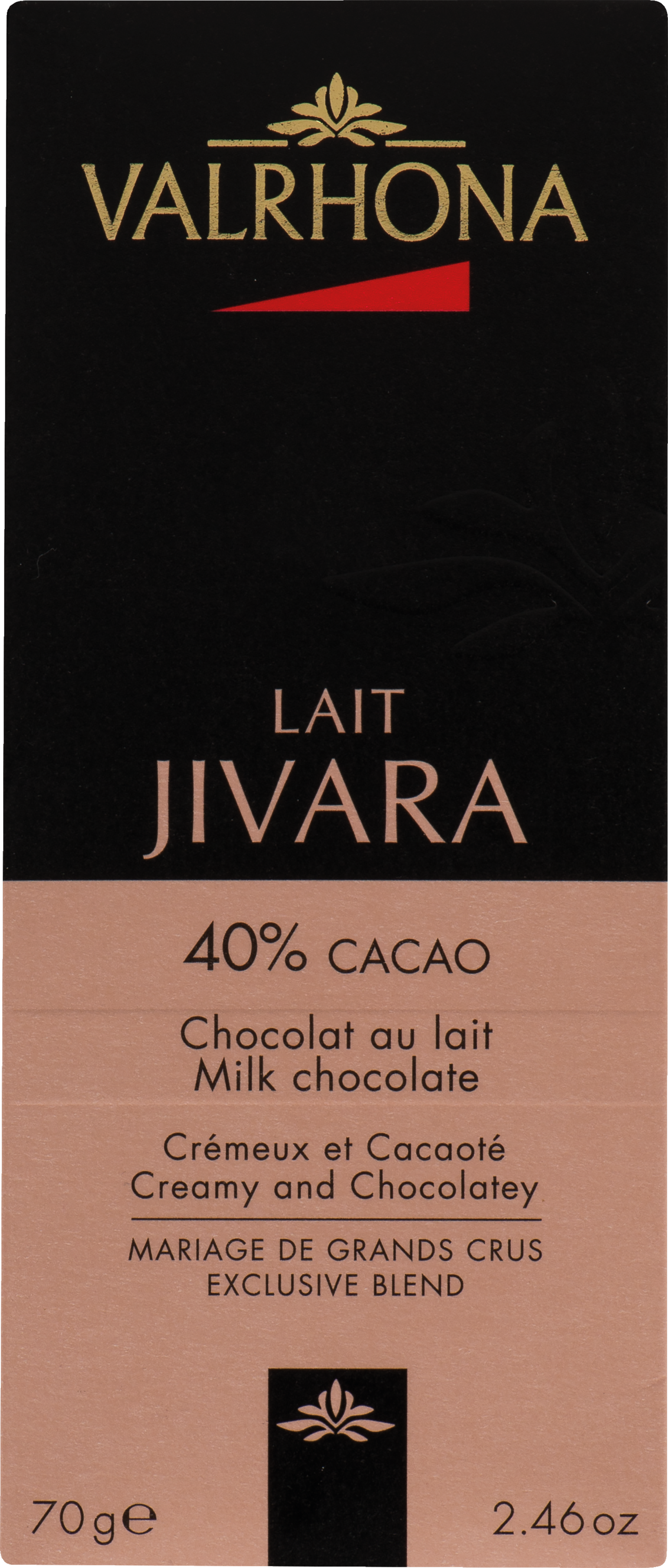 Valrhona Jivara 40% Kakao 70g - WEIN & CO